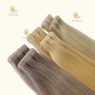 Cina Prolungamento dei capelli con nastro Remy a lunga durata Estensioni dei capelli 200 confezioni / cartone Nastro 3 mesi in vendita