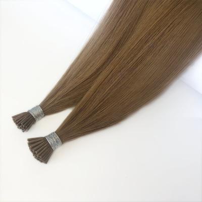 Cina Capelli peruviani I punta cuticule allineate Estensioni di capelli doppio disegno rapporto Nessun groviglio in vendita