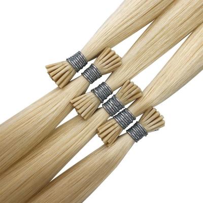 China Dubbel getrokken Remy Keratine Haarverlenging I Tip Micro Links Haarverlengingen gegarandeerd Te koop