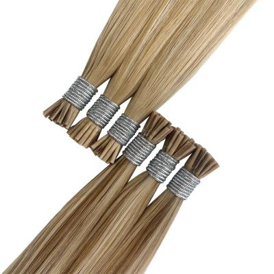 China Dubbel getrokken Remy Keratine Haarverlenging I Tip Micro Links Haarverlengingen gegarandeerd Te koop
