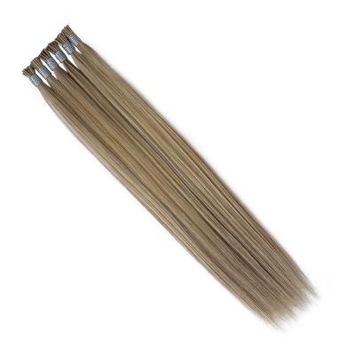 China Dubbel getrokken Remy Keratine Haarverlenging I Tip Micro Links Haarverlengingen gegarandeerd Te koop