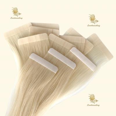 Cina Colore biondo Nastro per capelli grezzi in estensioni di capelli Non personalizzazione Richiesta personalizzata in vendita