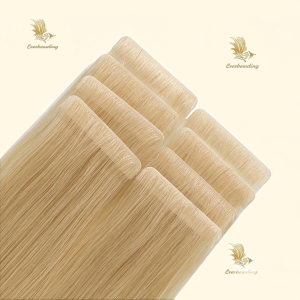 Quality 100% Remy Human Hair Seamless Injected Hand Tied Tape Hair Extensions Return for sale