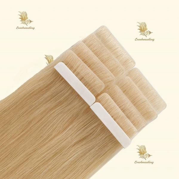 Quality 100% Remy Human Hair Seamless Injected Hand Tied Tape Hair Extensions Return for sale