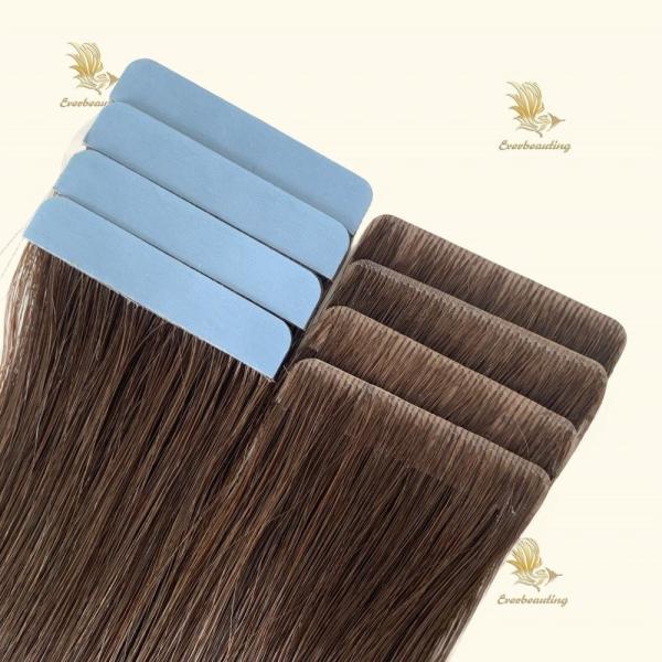 Quality Muti-Color Double Drawn European Genius Tape in Hair Extensions 100human Hair for sale