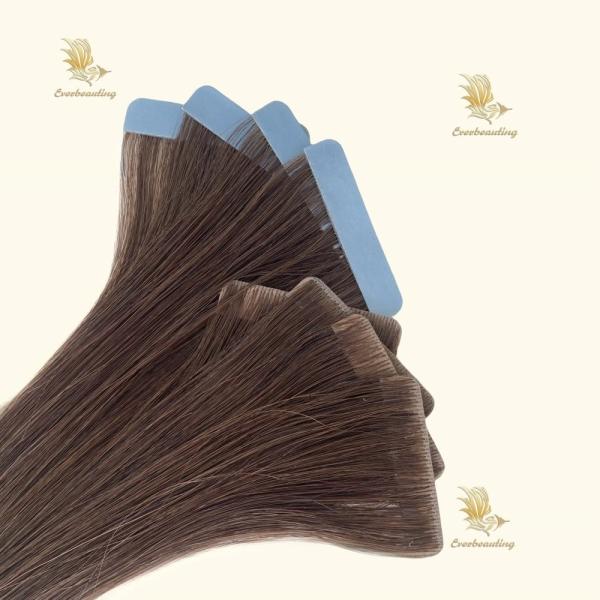 Quality Muti-Color Double Drawn European Genius Tape in Hair Extensions 100human Hair for sale