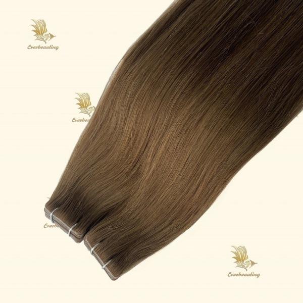 Quality 20inch Invisible Tape 100% Virgin Remy Human Hair Double Drawn Tape in Hair Extensions for sale