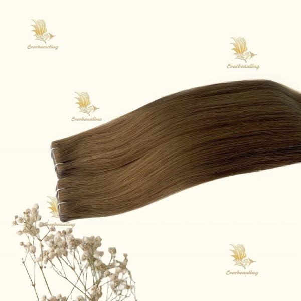 Quality 20inch Invisible Tape 100% Virgin Remy Human Hair Double Drawn Tape in Hair for sale