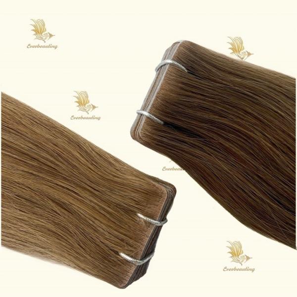 Quality 20inch Invisible Tape 100% Virgin Remy Human Hair Double Drawn Tape in Hair for sale