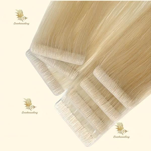 Quality Unprocessed Human Hair Double Drawn European Seamless Hair Extension with for sale