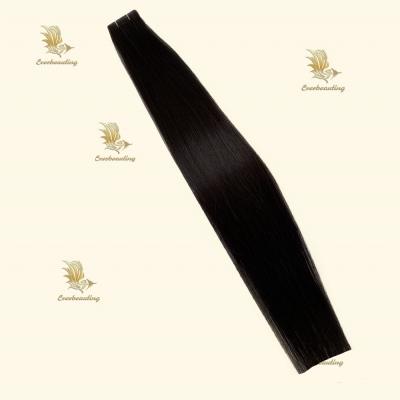 Quality Remy Hair Cambodian Hair Vendor Dark Color Bone Straight Hair Invisi Tape in for sale