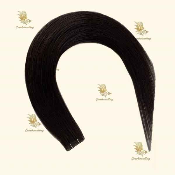 Quality Dark Brown Human Hair Prices Donor Hair Invisible Seamless Virgin Hair Injection Tape for sale