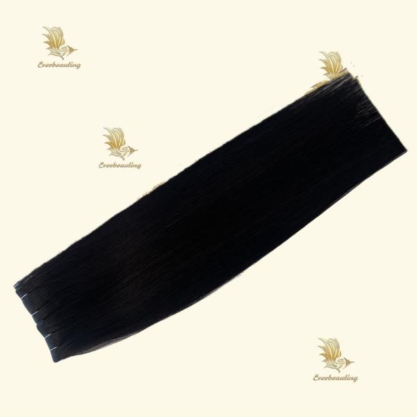 Quality Chinese Hair Jet Black Invisible Seamless Injected Tape Human Hair Extensions for sale