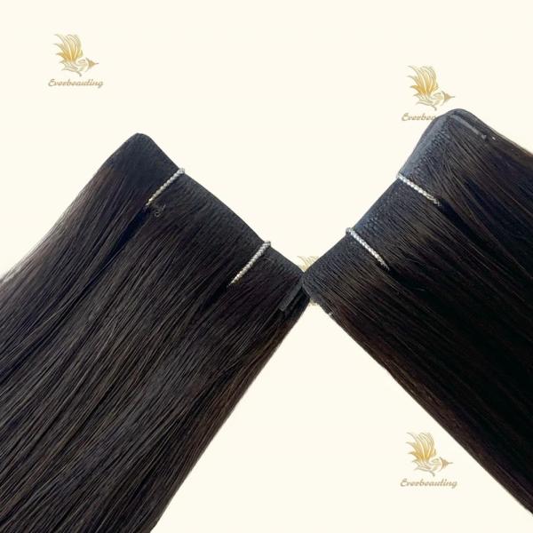 Quality Chinese Hair Jet Black Invisible Seamless Injected Tape Human Hair Extensions for sale