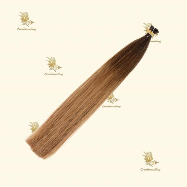 Quality 18inch Keratin Fusion Tip Hair Extensions in Popular Balayage Colors with Thick for sale