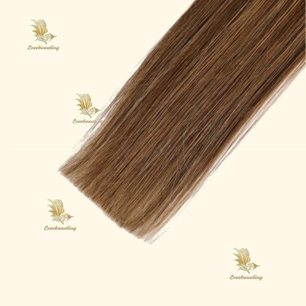 Quality Natural Double Drawn Balayage Color Muti-Color Straight Style Itip Human Hair for sale