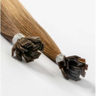 Cina Estensioni di capelli a doppia cuticule allineate a punta piatta con trattamento italiano con cheratina in vendita