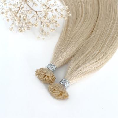 Cina Estensioni di capelli a doppia cuticule allineate a punta piatta con trattamento italiano con cheratina in vendita