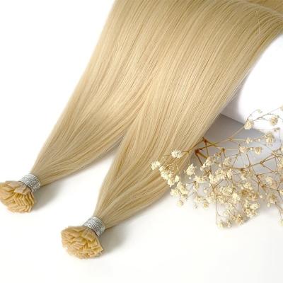 Cina Estensioni di capelli a doppia cuticule allineate a punta piatta con trattamento italiano con cheratina in vendita