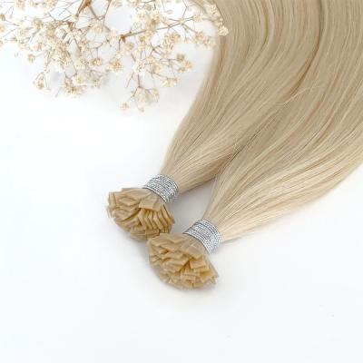 Cina Estensioni di capelli a doppia cuticule allineate a punta piatta con trattamento italiano con cheratina in vendita