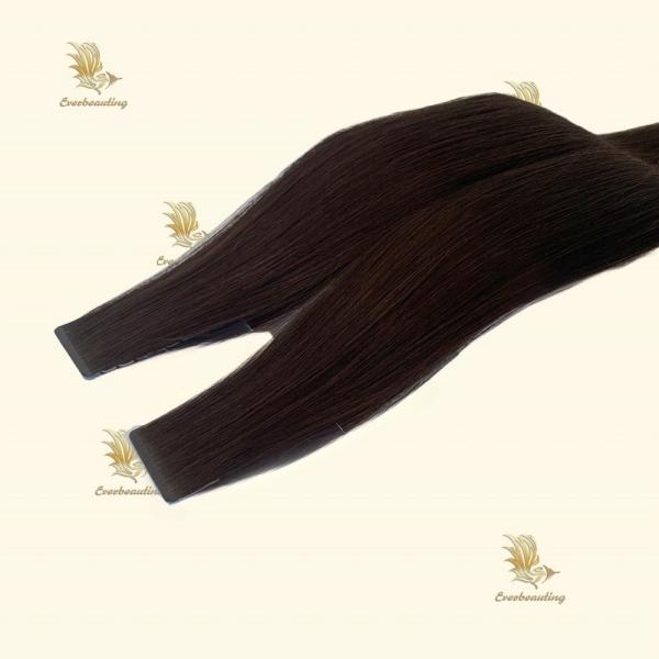 Quality Dyeable European Human Hair Double Drawn Slim Tape Ins Narrow Edge Invisible Tape Hair for sale