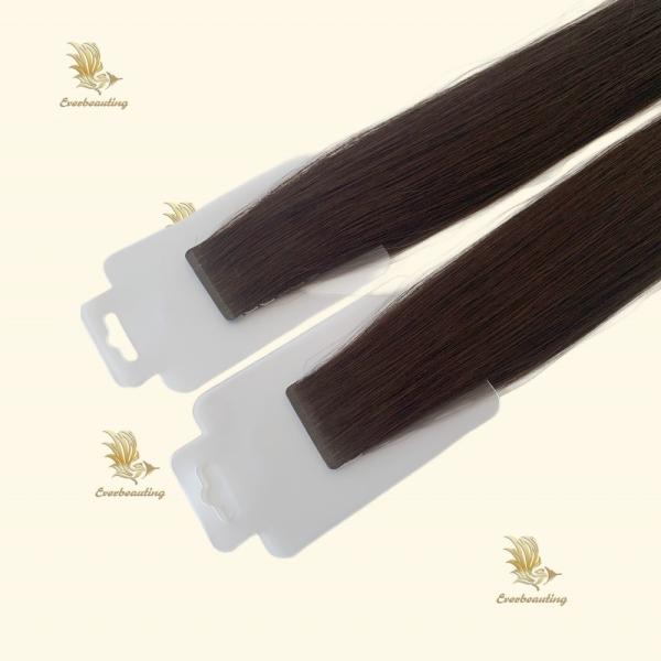 Quality Dyeable European Human Hair Double Drawn Slim Tape Ins Narrow Edge Invisible for sale