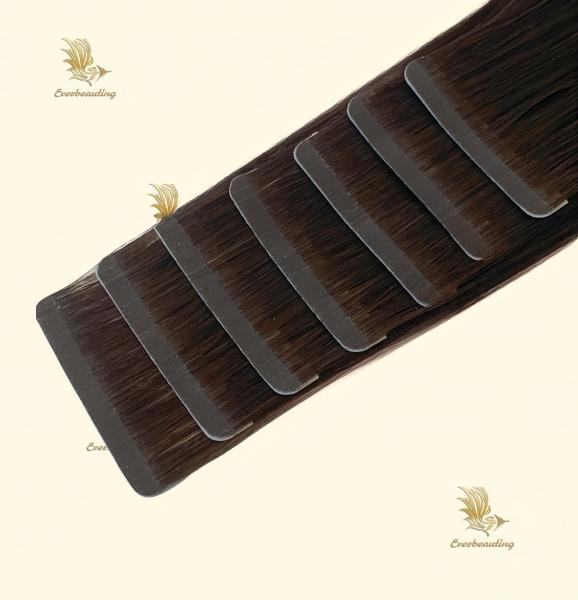 Quality Dyeable European Human Hair Double Drawn Slim Tape Ins Narrow Edge Invisible for sale