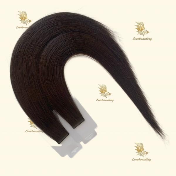 Quality Dyeable European Human Hair Double Drawn Slim Tape Ins Narrow Edge Invisible for sale