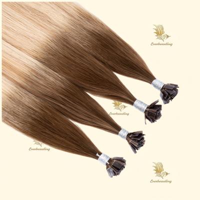Cina Capelli russi con punta piatta Estensioni di capelli Costo di spedizione Tempo di consegna stimato in vendita