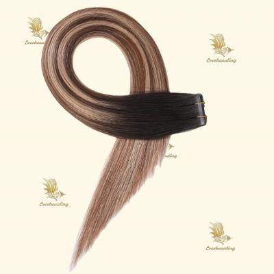 Chine 12A Beautique Balayage Coloris Remy Tape dans les cheveux Extension 100 Cheveux humains 7,5*70cm à vendre