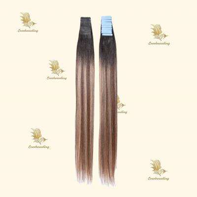 Chine 12A Beautique Balayage Coloris Remy Tape dans les cheveux Extension 100 Cheveux humains 7,5*70cm à vendre