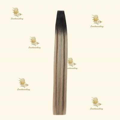 China 100% menselijk haar Remy Virgin Russian Tape in Hair Extensions Straight Style Geen Verlies Te koop