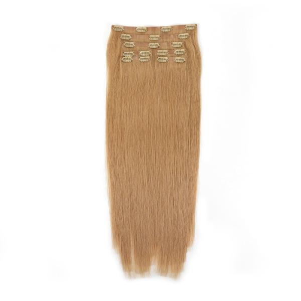 Quality Raw Virgin Cambodian Human Hair Clips Ins PU Skin Weft Seamless Clip in Hair for sale