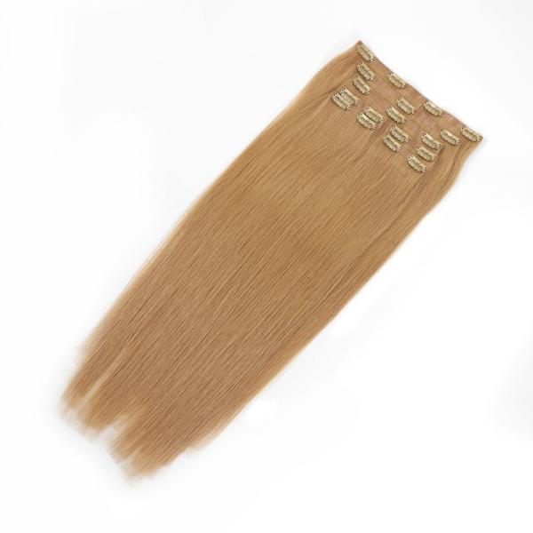 Quality Raw Virgin Cambodian Human Hair Clips Ins PU Skin Weft Seamless Clip in Hair for sale