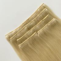 Quality 100% Human Hair Clip Ins Blonde Color 30 Day Return refunds Clip-in Hair for sale