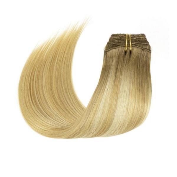 Quality Remy Hair Long Straight Clip in Hair Extension with 0.200kg Package Gross Weight for sale