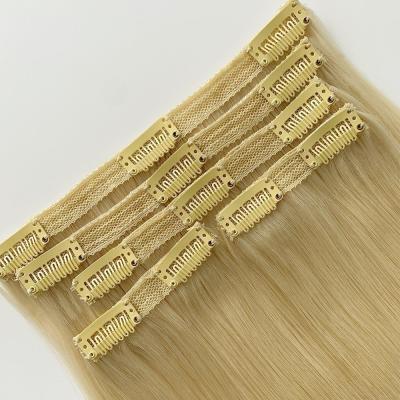 Quality Clip in Hair Extensions Human Hair Silky Straight Pre-Bonded Style Initial for sale