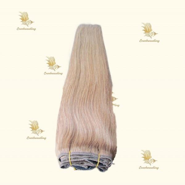 Quality 120g/PC Muti-Color Clip on Hair Extensions Human Hair Clip Ins with Muti-Color for sale