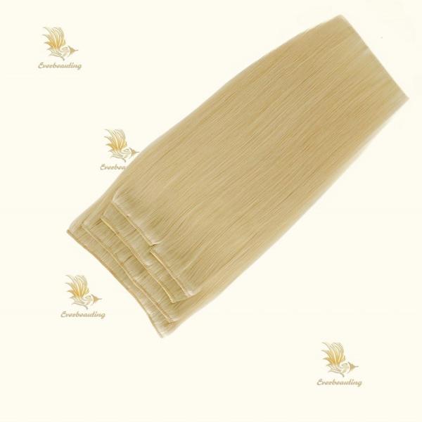 Quality 100g /pc Human Hair Unprocessed Virgin Remy Russian Hair Lace Clip in Hair Extensions for sale