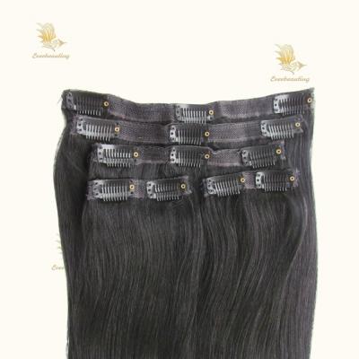 Quality 100g /pc Human Hair Unprocessed Virgin Remy Russian Hair Lace Clip in Hair for sale