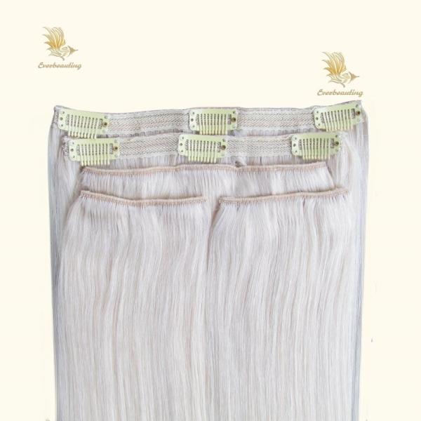 Quality 16-24 Inch 150g Clip in Human Hair Extensions Double Weft Various Length Options for sale