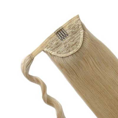 China Double Drawn Brazilian Ponytail Hair Extension One Piece with 30 Days Return Refunds for sale