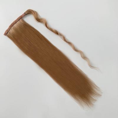 Cina Ponytail Hair Extension Wrap Around Long Silky Straight per le donne Ponytail-231014 in vendita