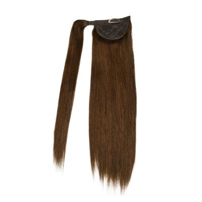 Cina Ponytail Hair Extension Wrap Around Long Silky Straight per le donne Ponytail-231014 in vendita
