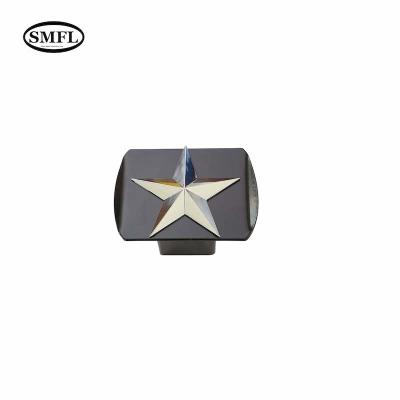 China SMFL Stainless Steel Metal Emblem Metal Trailer Hitch Cover Fits 2