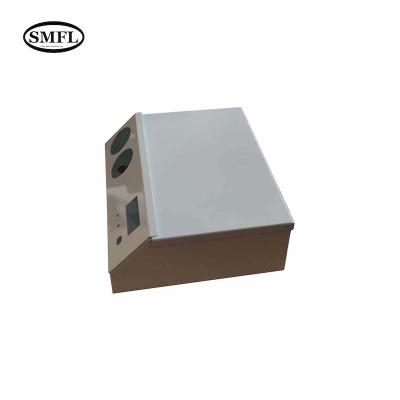 China SMFL IP 65 RL7035 Electrical Distribution Box Customized Steel Lock Surface Protection Spray Color Powder Material for sale