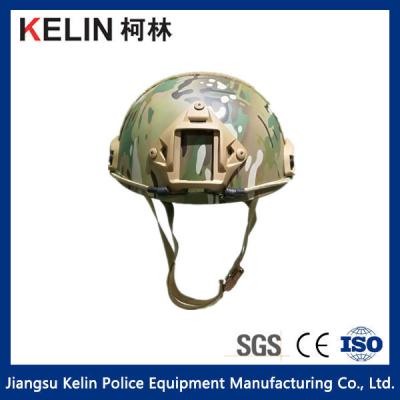 China High Quality NIJ IIIA 9mm Camouflage Fast Bulletproof Helmet with Test report for sale