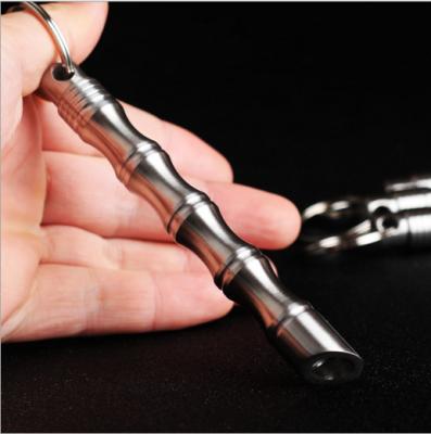China Silver Self Defensive 304 stainless stee Kubaton with Keychain for sale