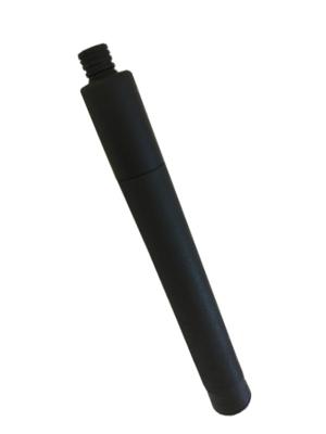 China Auto Lock Steel Collapsible Baton with black rubber handle for Self Defense for sale