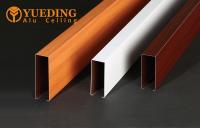 Quality U Baffle Aluminum Suspended Ceiling Wood Grain Transfer Printing for sale